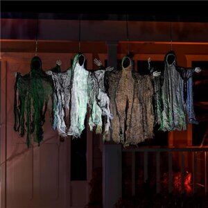 Holiday | 4 Pack 19 Halloween Hanging Ghost Decoration Faceless Grim ...
